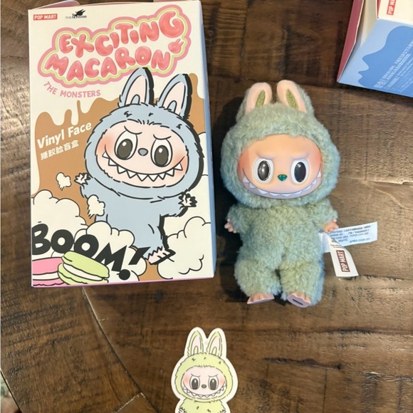 Labubu | Toys | Authentic Green Grape Popmart Labubu Brand New Opened ...